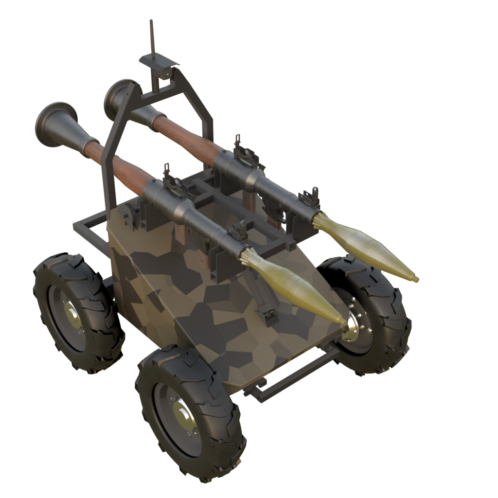 Ground robotized fire support platform gnom-FS2 | Temerland