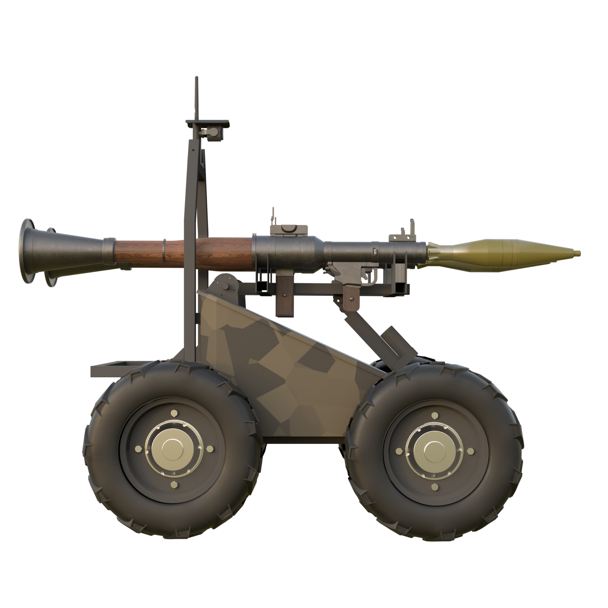 Ground robotized fire support platform gnom-FS2 | Temerland